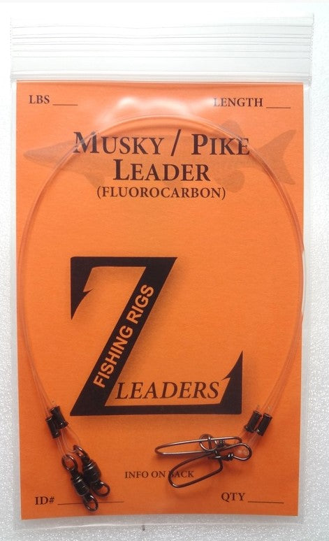 MUSKY/PIKE FLUOROCARBON LEADERS